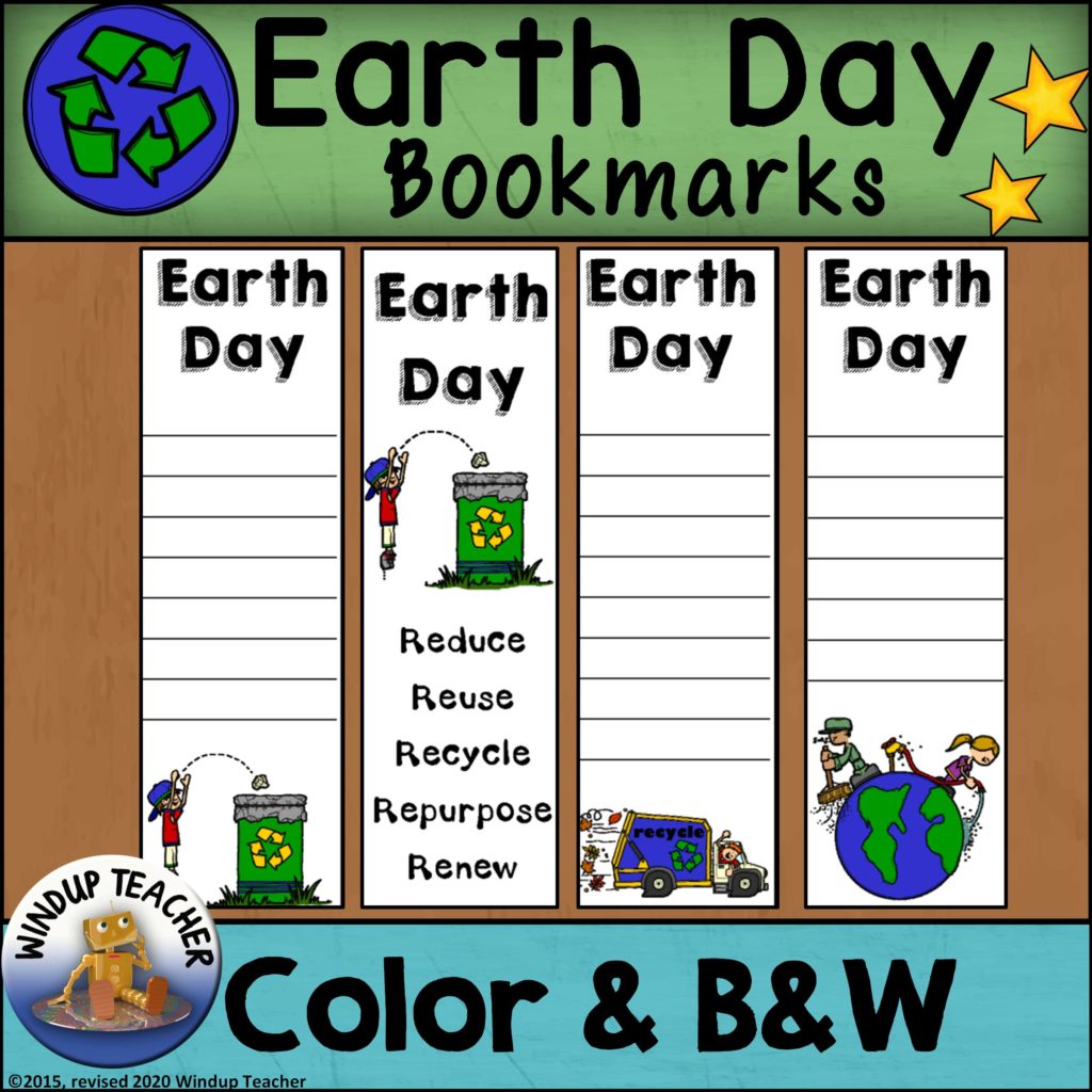 Earth Day Bookmarks | Made By Teachers