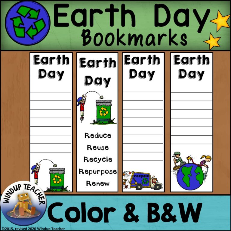 Earth Day Bookmarks | Made By Teachers