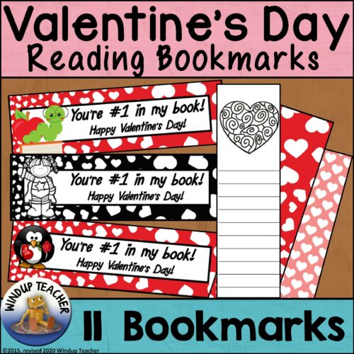 Valentine's Day Bookmarks - Made By Teachers
