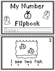 My Number 2 Flip Book (Flipbook) - Made By Teachers