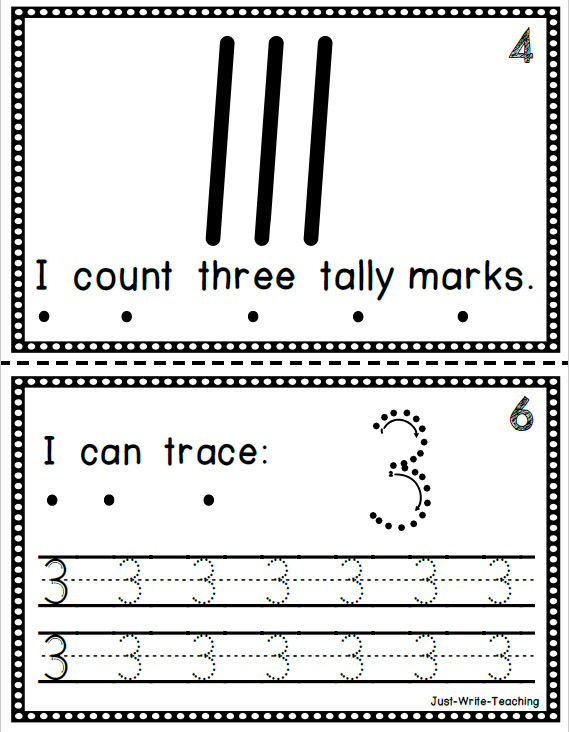 My Number 3 Flip Book (Flipbook) - Made By Teachers