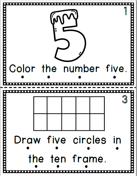 My Number 5 Flip Book (Flipbook) | Made By Teachers