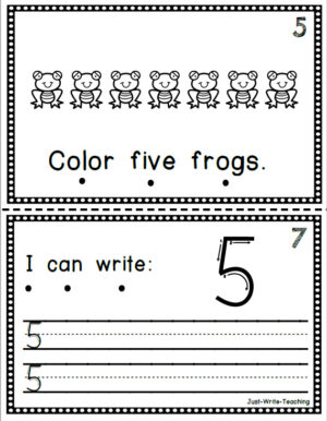 My Number 5 Flip Book (Flipbook) - Made By Teachers