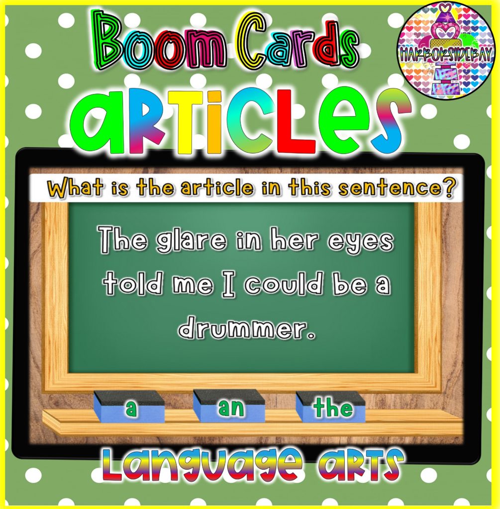Articles Language Arts | BOOM Cards | Made By Teachers