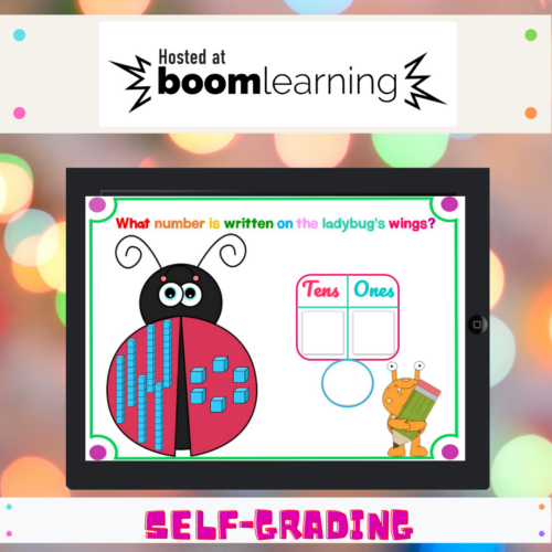 Place Value Counting Tens and Ones Ladybug Within 100 Boom Cards | Made ...
