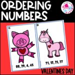 Valentines Day Ordering Numbers Math Center - Made By Teachers