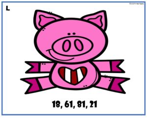 Valentines Day Ordering Numbers Math Center - Made By Teachers