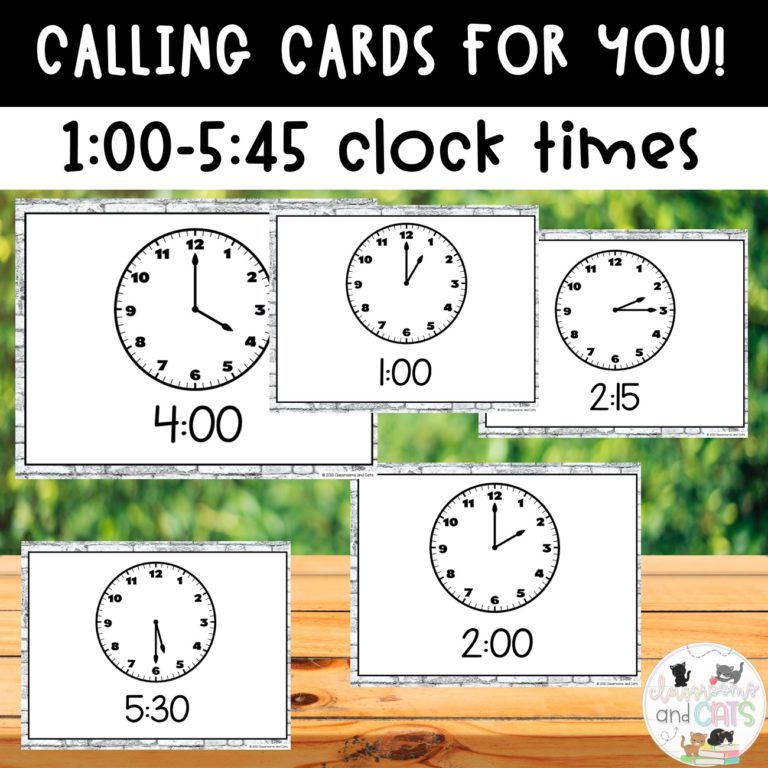 Telling time to the 15 minutes Digital Bingo Google Slides™ - Made By ...
