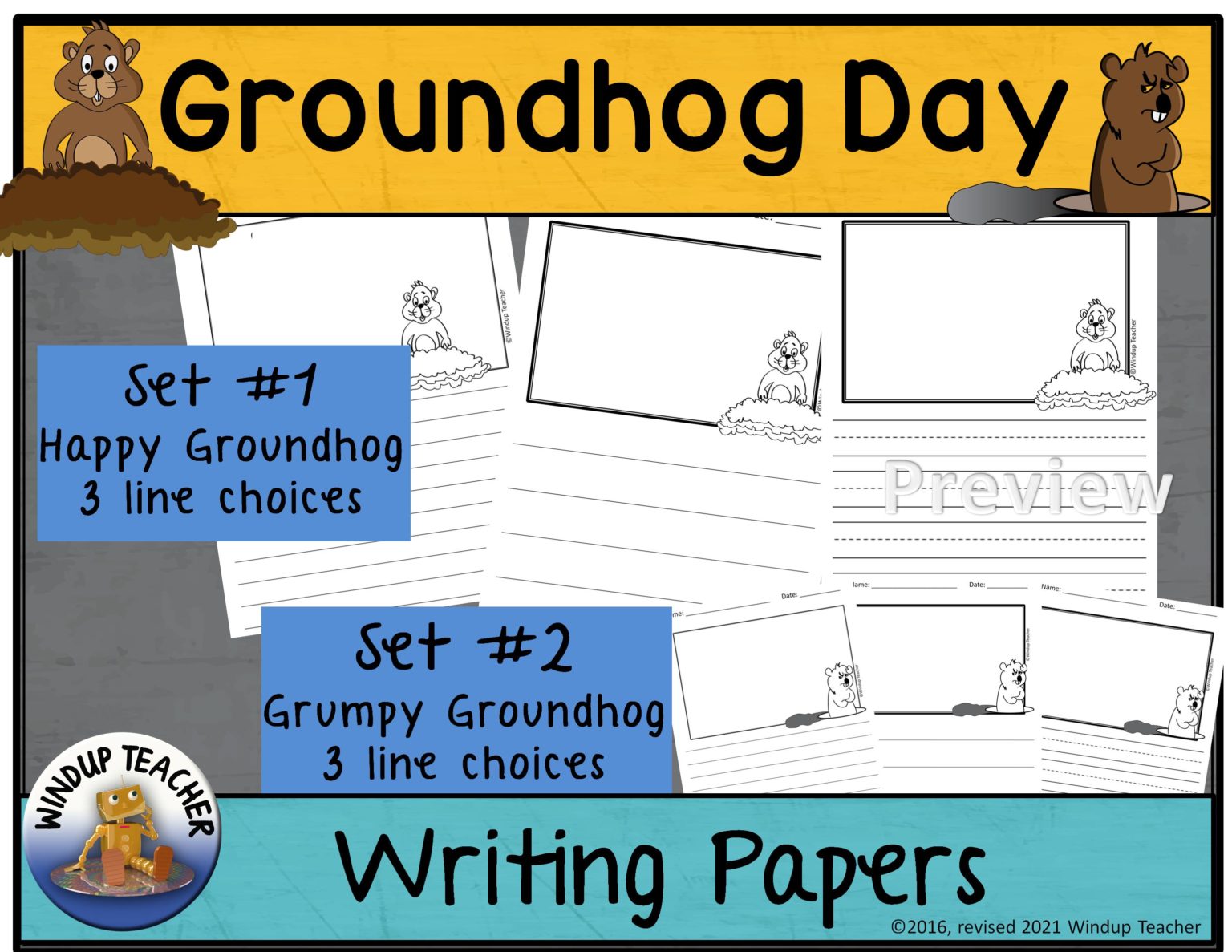 Groundhog Day Writing Paper | Made By Teachers