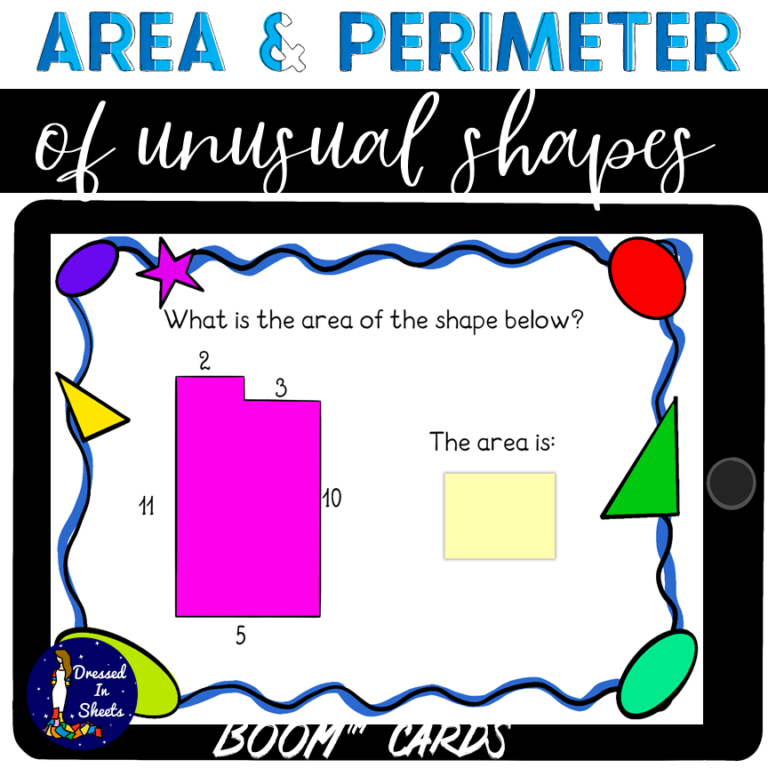 Finding Area and Perimeter Unusual Shapes - Made By Teachers