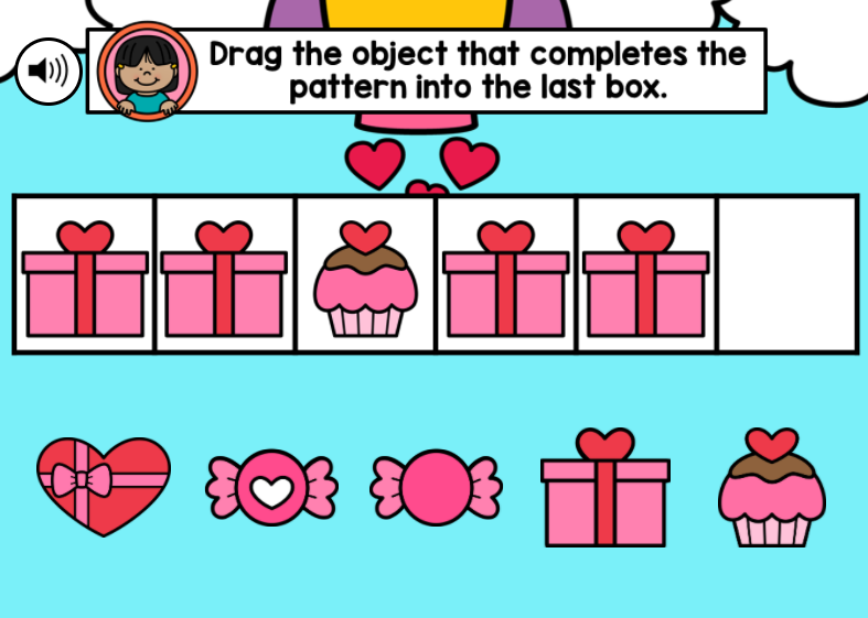 Valentine's Day Patterns for Google Classroom Distance Learning | Made ...