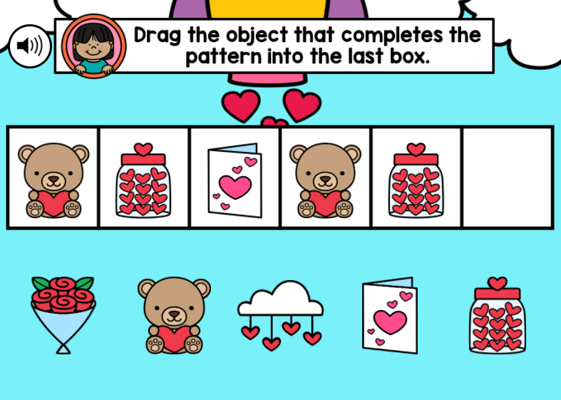 Valentine's Day Patterns for Google Classroom Distance Learning - Made ...