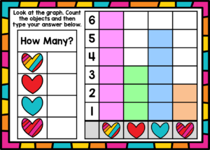 Valentine's Day Data and Graphing for Google Classroom Distance ...