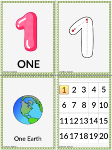 Numbers 1-20 Flash Cards - Made By Teachers