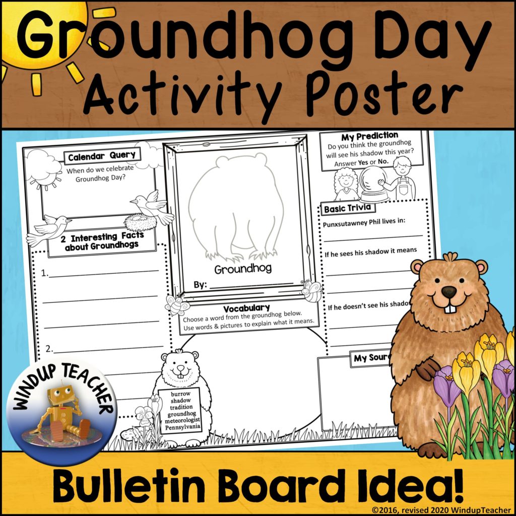 Groundhog Day Activity Poster | Made By Teachers
