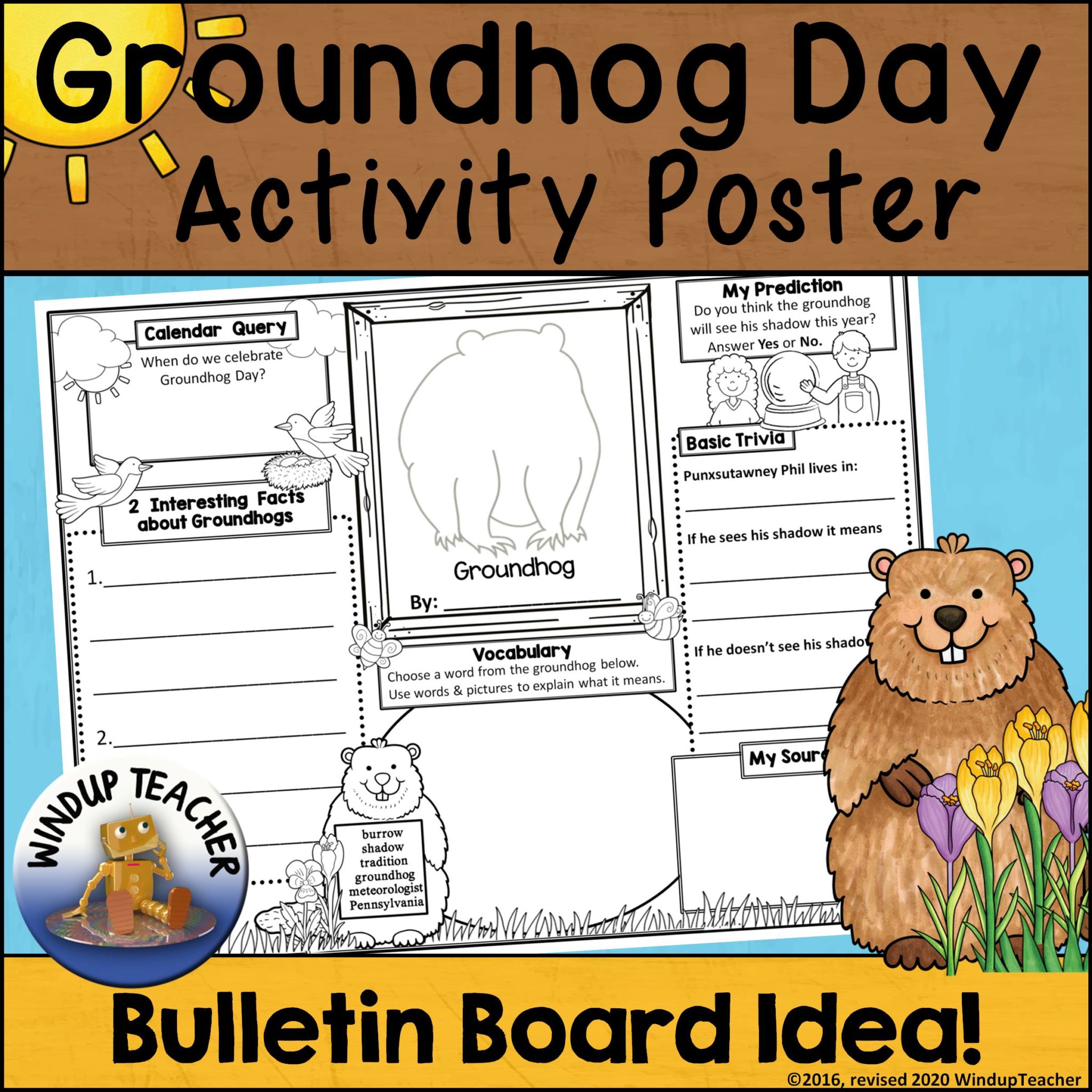Groundhog Day Activity Poster | Made By Teachers