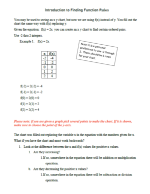 Introduction to Finding Function Rules | Made By Teachers