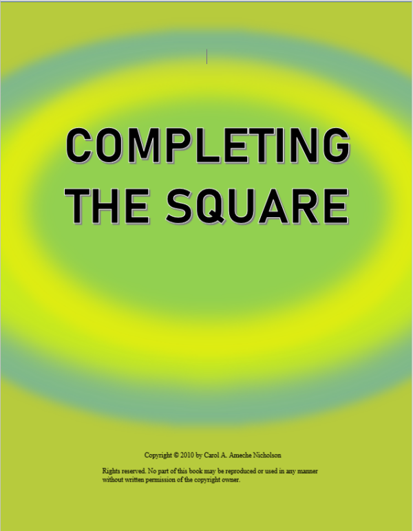 Completing the Square | Made By Teachers