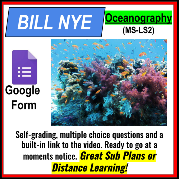 Bill Nye - Oceanography MS-LS2 (Great sub plans or distance learning ...