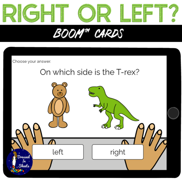 Right or Left? BOOM Cards | Made By Teachers