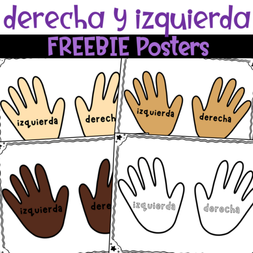 FREEBIE - Left and Right Hand Posters | Made By Teachers