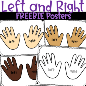 FREEBIE - Left and Right Hand Posters - Made By Teachers