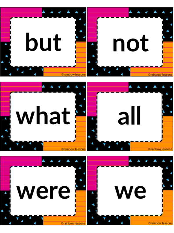 Frys Sight Words Flash Cards - Made By Teachers