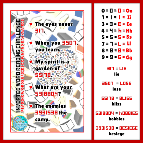 FREE Inverted Reading Challenge Task Cards - Made By Teachers