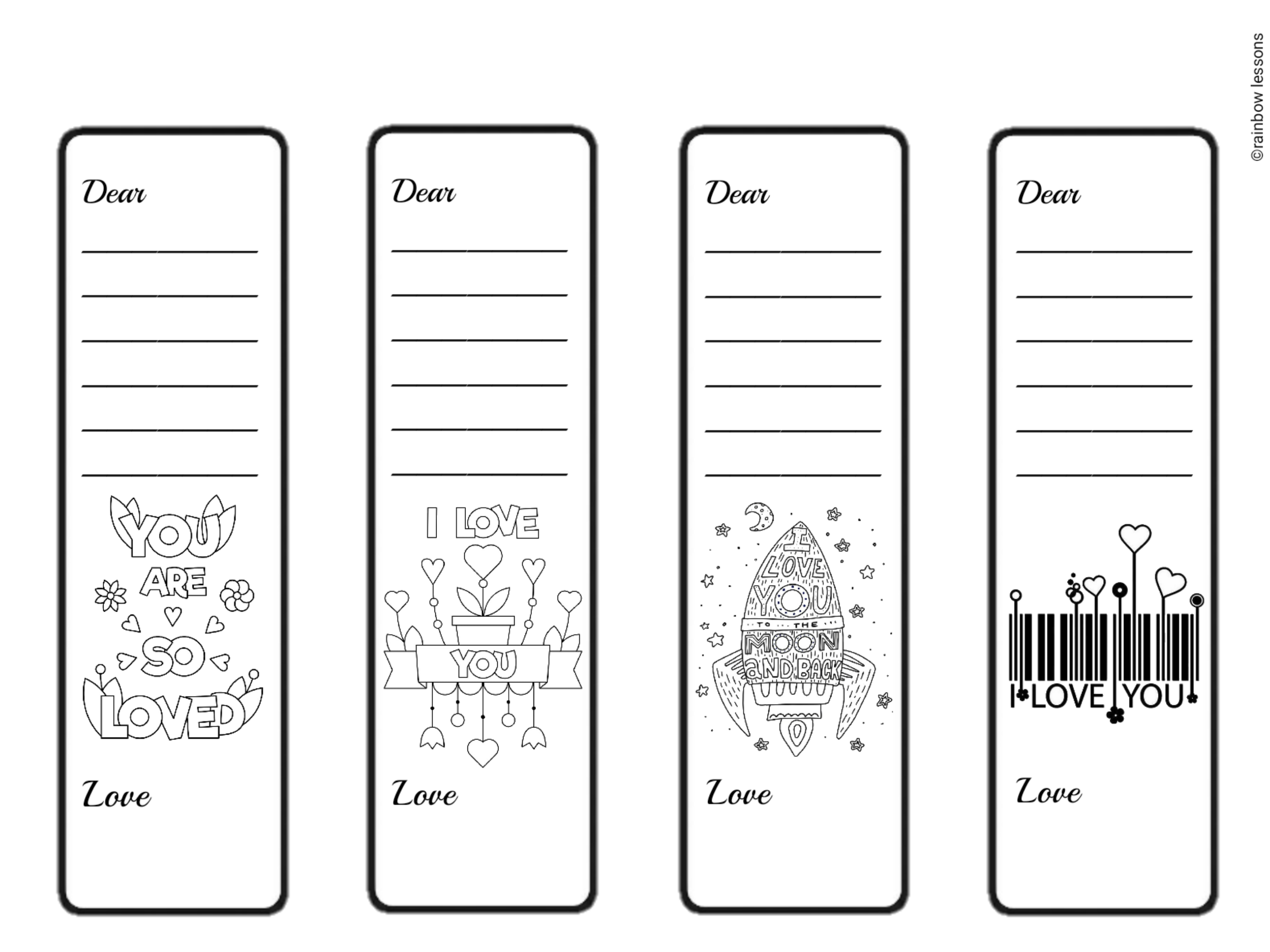 Valentine's Day Bookmarks | Made By Teachers