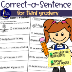 Correct-a-Sentence for Third Graders | Made By Teachers