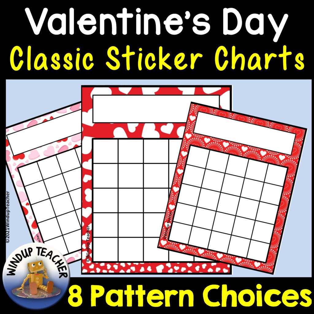 Valentine's Day Sticker Charts | Made By Teachers