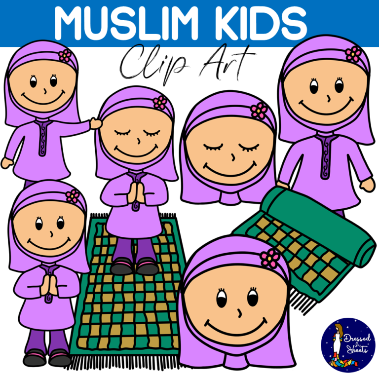Muslim Kids Clip Art | Made By Teachers
