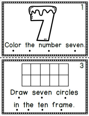My Number 7 Flip Book (Flipbook) - Made By Teachers