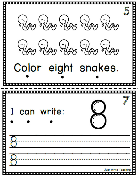 My Number 8 Flip Book (Flipbook) | Made By Teachers