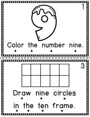 My Number 9 Flip Book (Flipbook) | Made By Teachers