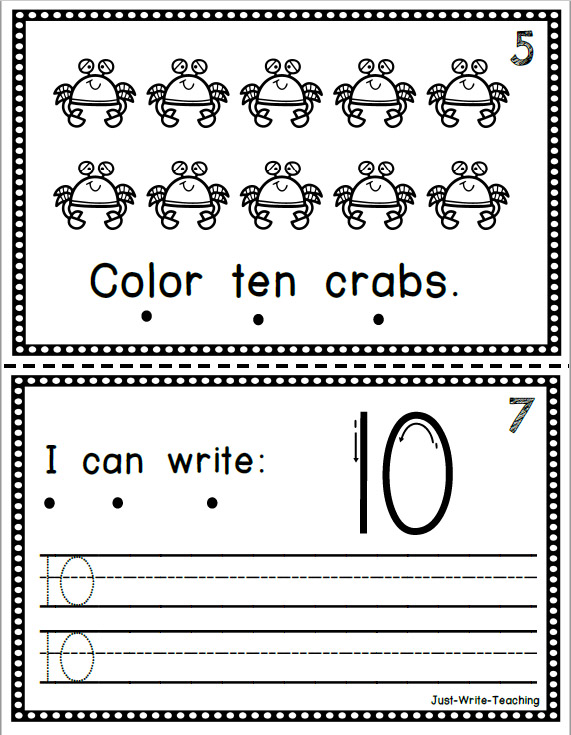 My Number 10 Flip Book (Flipbook) | Made By Teachers