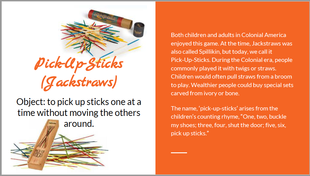 Colonial Toys & Games Presentation - Made By Teachers