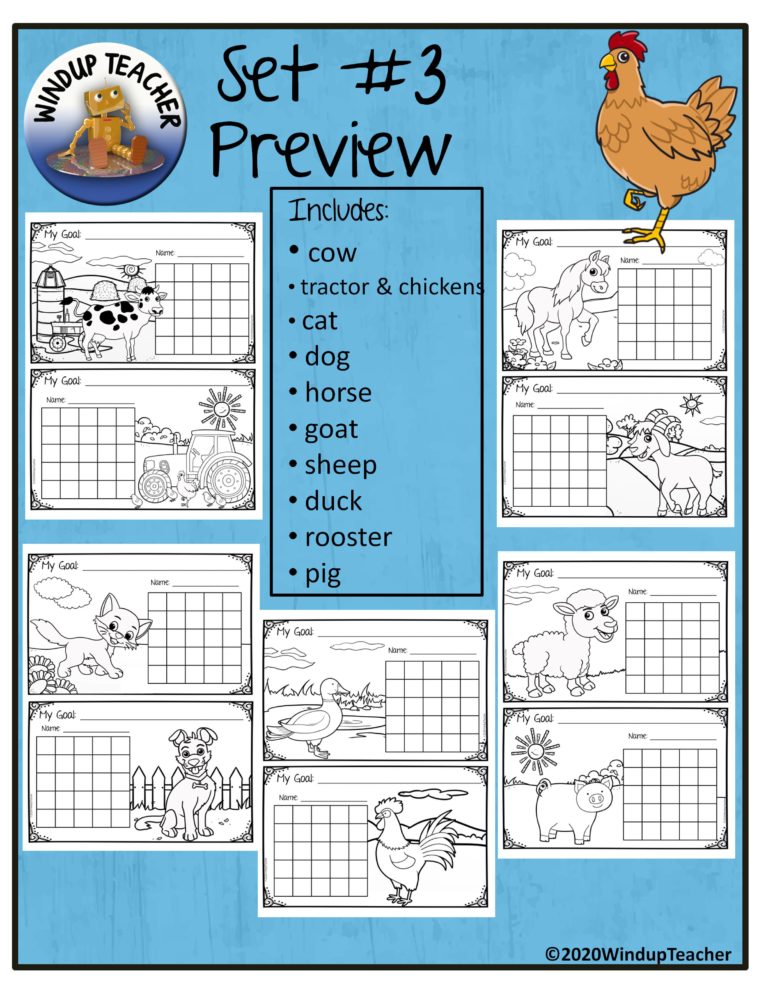 Animal Sticker Chart Bundle Set - Made By Teachers