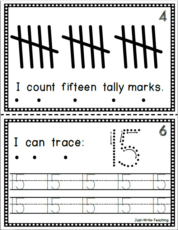 My Number 15 Flip Book (Flipbook) | Made By Teachers