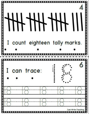 My Number 18 Flip Book (Flipbook) - Made By Teachers