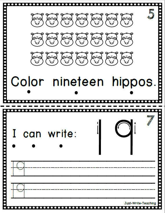 My Number 19 Flip Book (Flipbook) | Made By Teachers