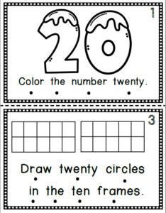 My Number 20 Flip Book (Flipbook) | Made By Teachers