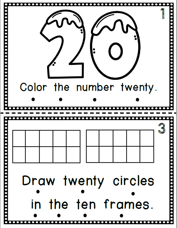 My Number 20 Flip Book (Flipbook) - Made By Teachers