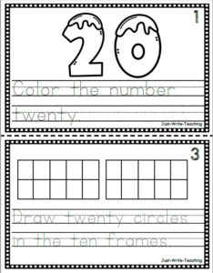 My Number 20 Flip Book (Flipbook) - Made By Teachers