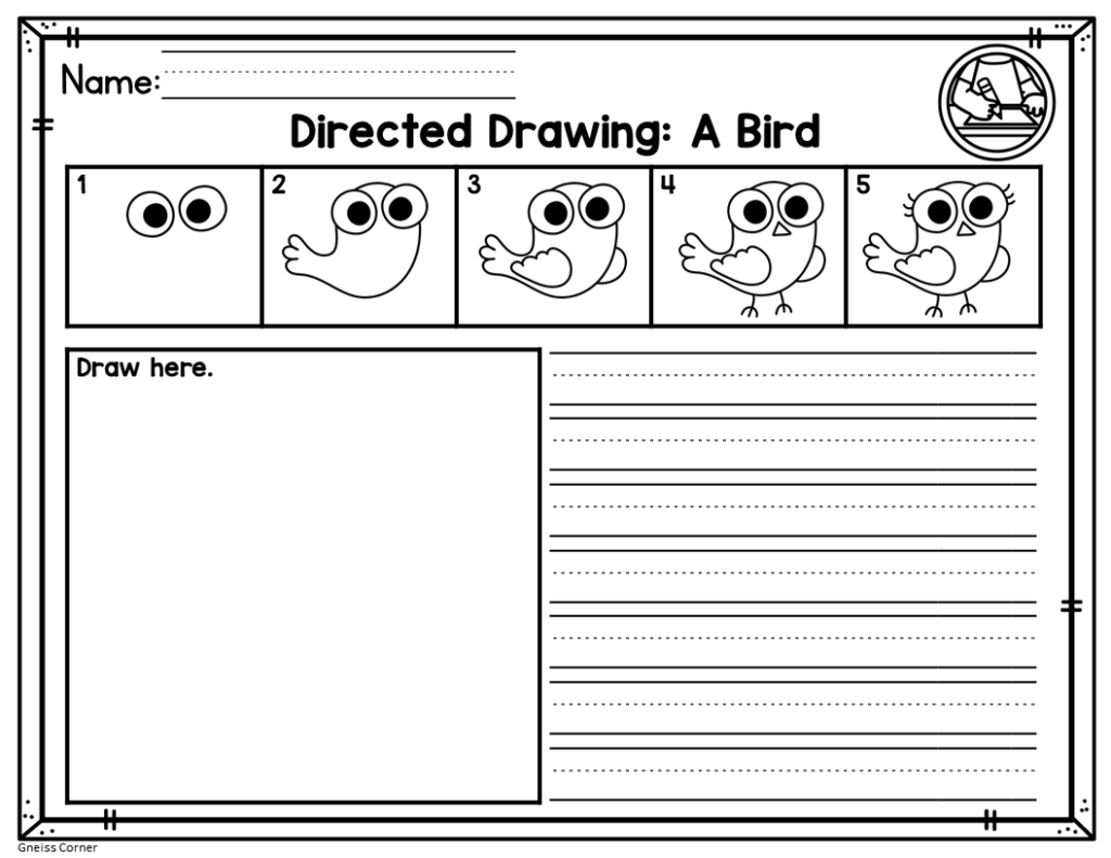 Spring Directed Drawing Activity Distance Learning - Made By Teachers