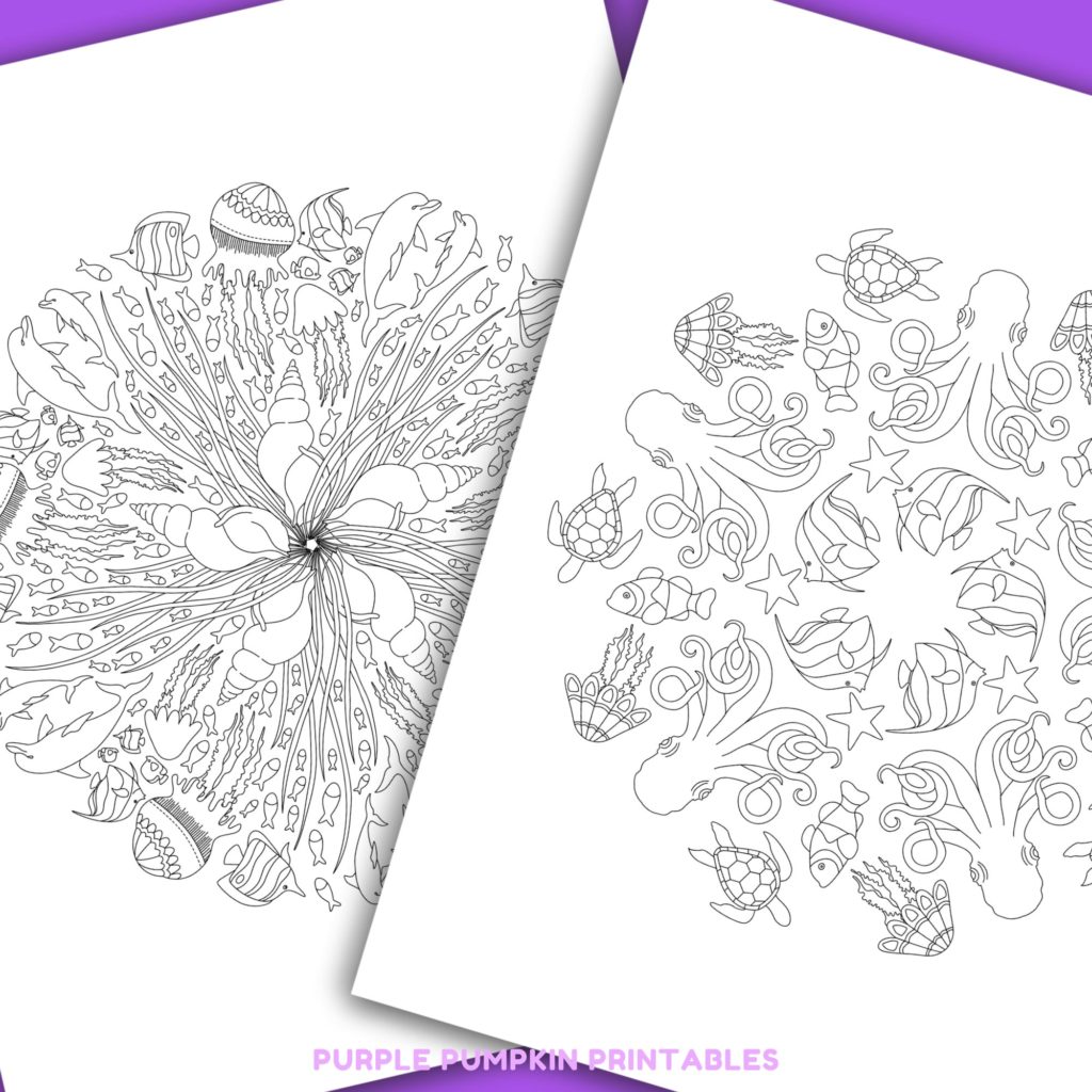 Mandala Coloring Book - 50 Unique Mandala Patterns | Made By Teachers