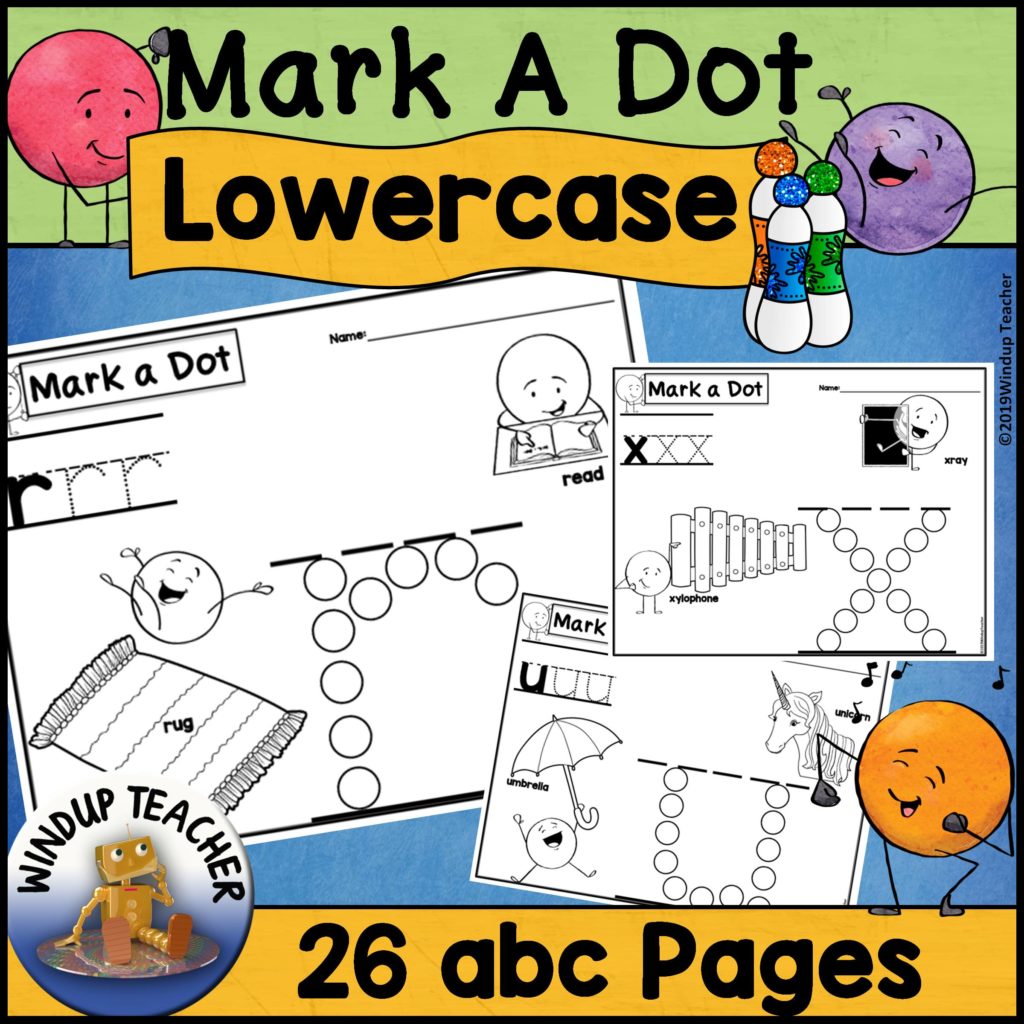 Alphabet Dot Dauber Set: Lowercase Letters - Made By Teachers