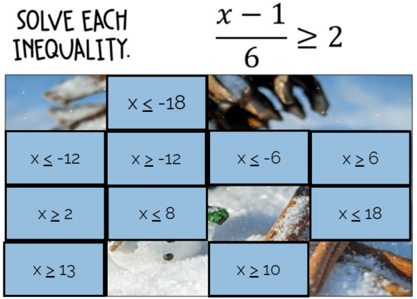 Solving Inequalities Review Boom Cards | Made By Teachers