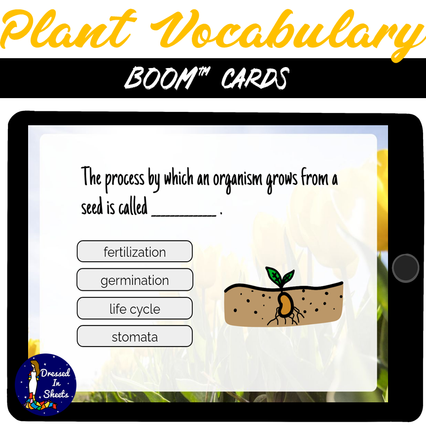 Plant Vocabulary BOOM Cards | Made By Teachers