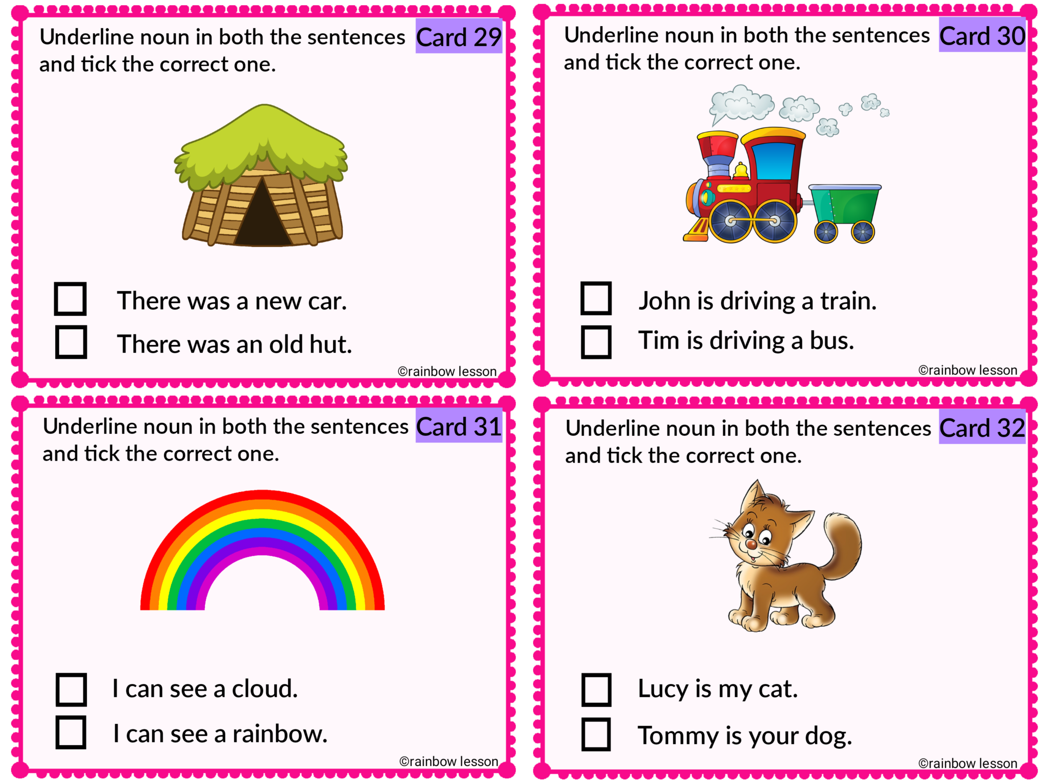 Common and Proper Nouns Task Cards | Made By Teachers